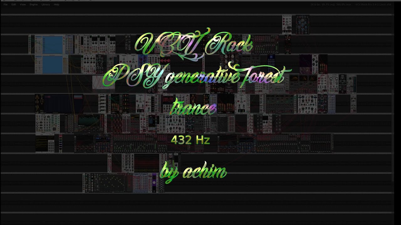 vcv rack 🕉 psy generative forest trance v01 @432Hz - YouTube