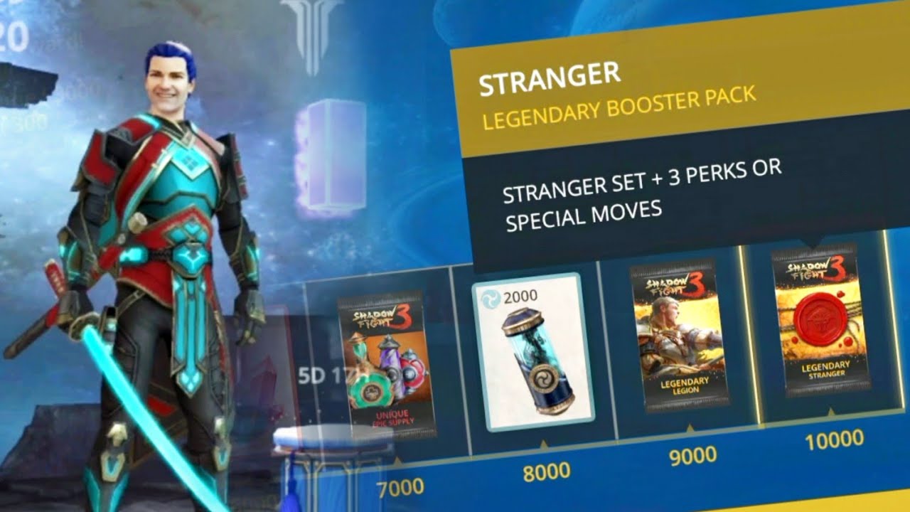 Get Stranger Set F̶o̶r̶ F̶r̶e̶e̶ in Space Marathon • Shadow Fight 3 ...