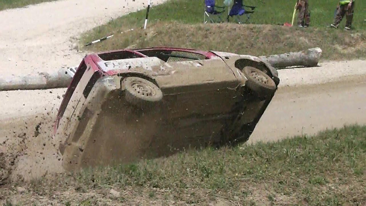UNBELIEVABLE! Dirt Racing Car Roll Over Crash! - YouTube