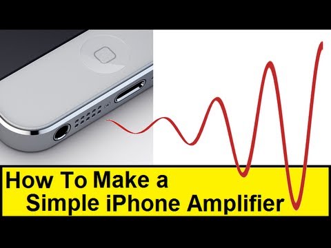 How To Make a Simple iPhone Amplifier (HowToLou.com) - YouTube