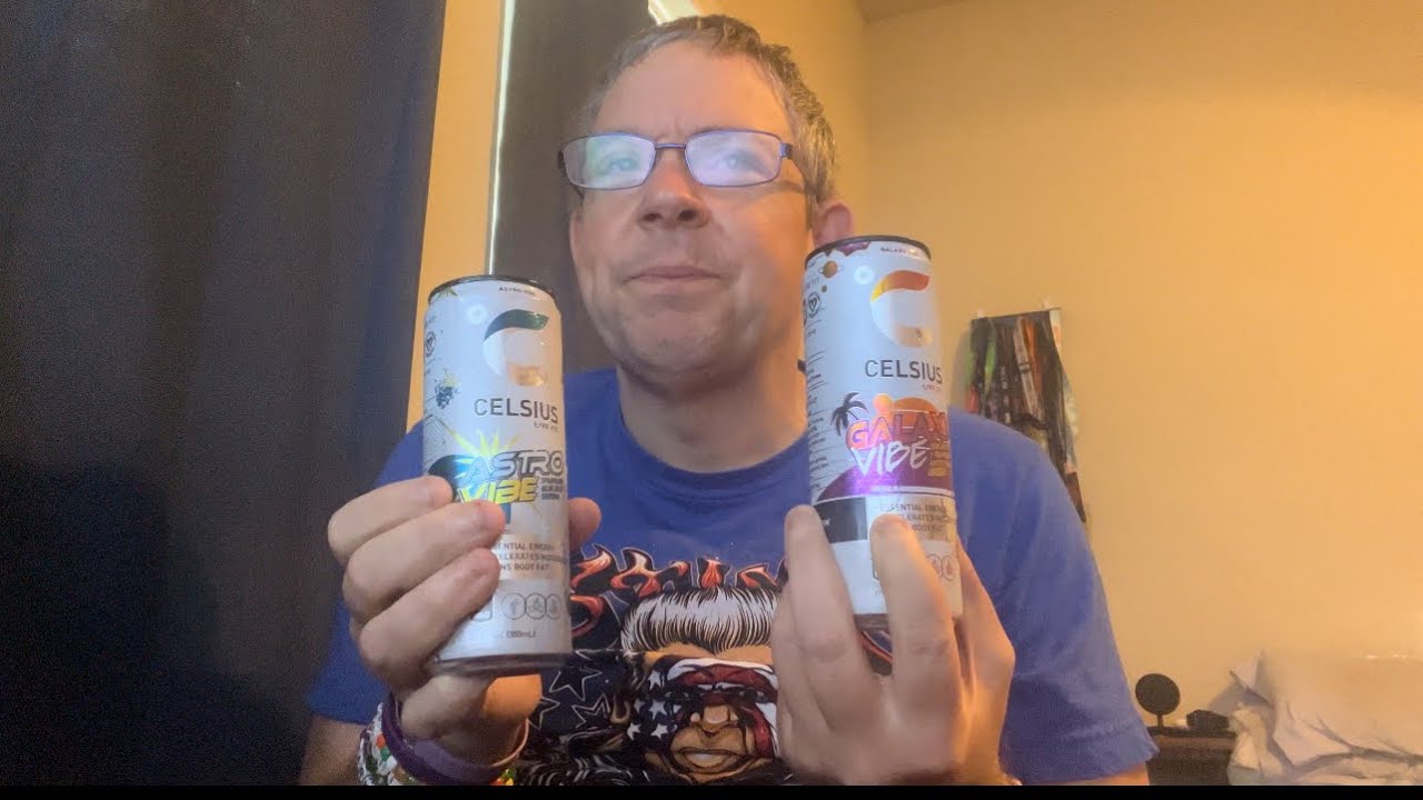 Sip & Snack: Celsius Galaxy Vibe & Astro Vibe Energy Drinks(9-12-24 ...