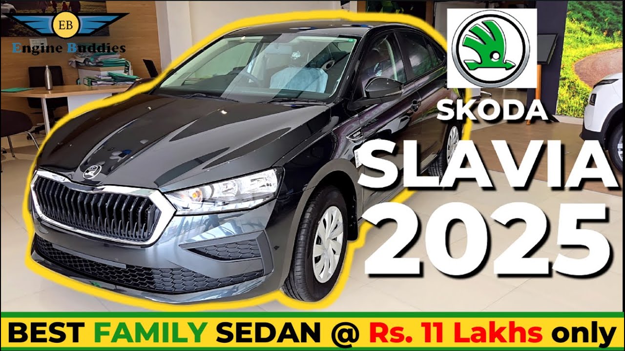 🚗 Skoda Slavia New 2025 Classic Base Variant – ALL the Features You ...