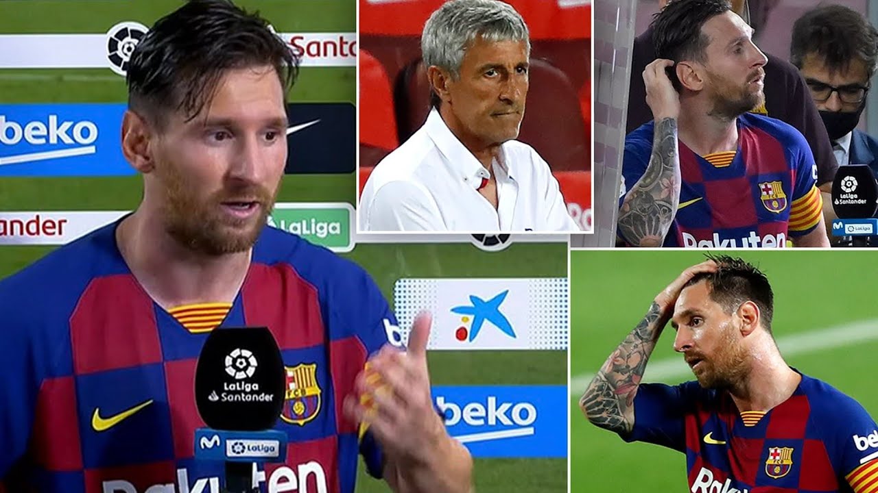 Post-Match Interview : Lionel Messi Says Fc Barcelona Is Not Good ...