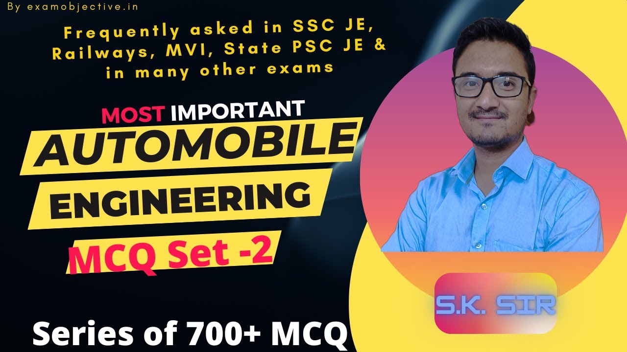 Automobile Engineering MCQ |SET-2| Searies of 700+ Automobile ...