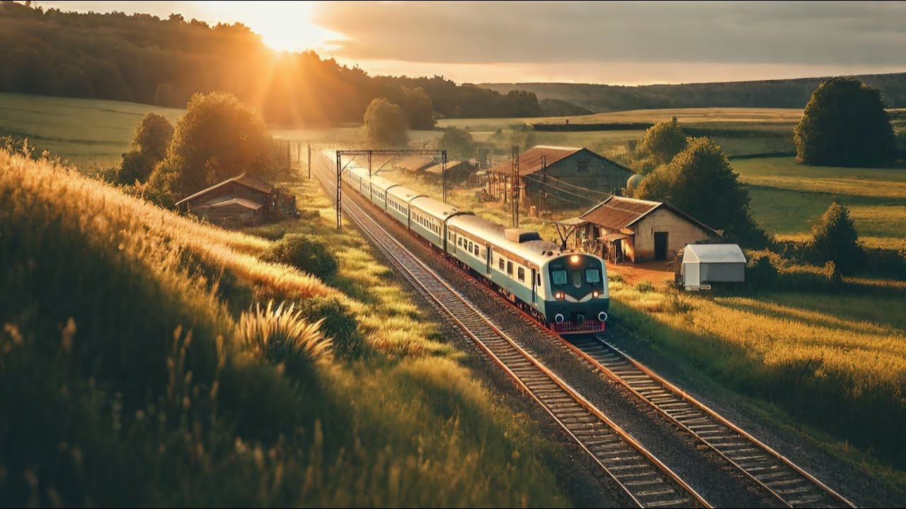 Cinematic Train Video, Short Train Journey from Surat Gujarat - YouTube