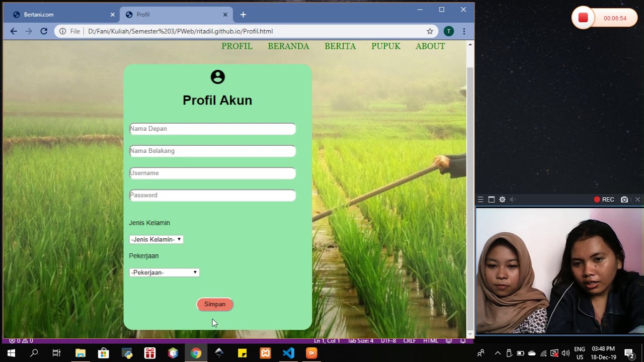 Pemrograman Website C - YouTube