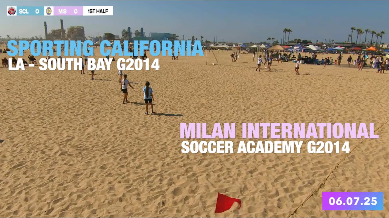 HB Sand Soccer '25: Sporting California LA-SouthBay G2014 V. Milan Int ...