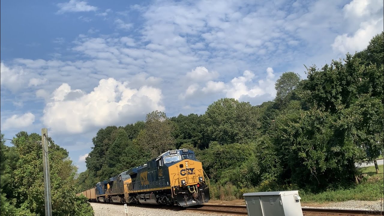 CSX 7253 Leads E319 Thru Lilburn, GA 10/1/2021 - YouTube