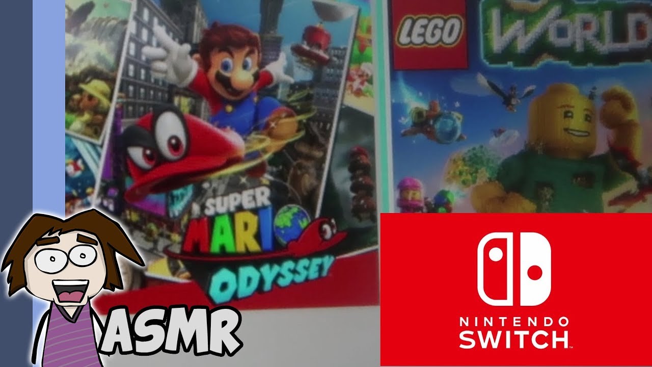 ASMR Nintendo Switch Collection - Male ASMR Whispers - YouTube