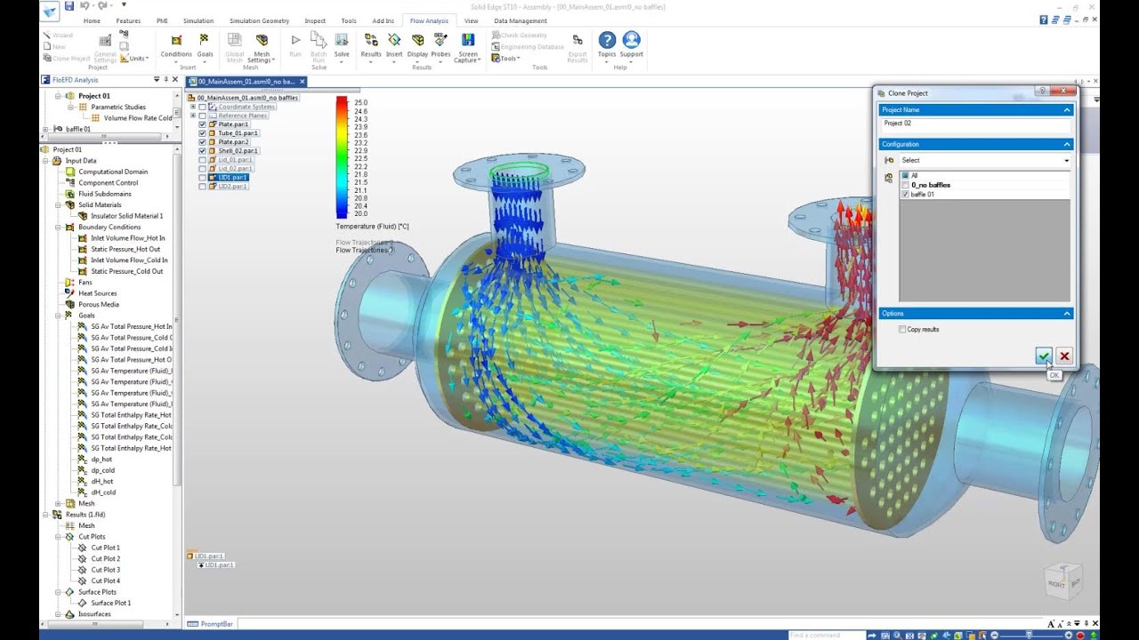 FloEFD for Solid Edge - Heat Transfer - YouTube
