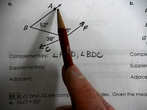 Geometry 3 4 Proofs about lines and angles - YouTube