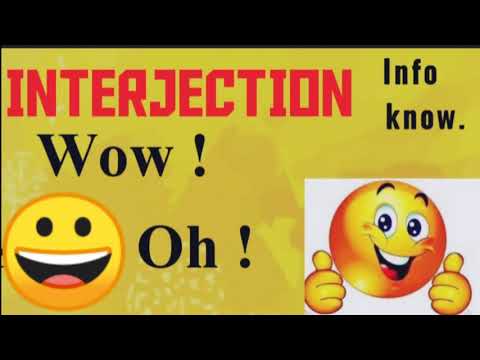 INTERJECTION ....WOW ! OH ! - YouTube