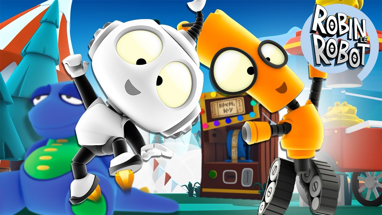 Dinosaur perdu | Robin le Robot | Dessins animés pour enfants - YouTube