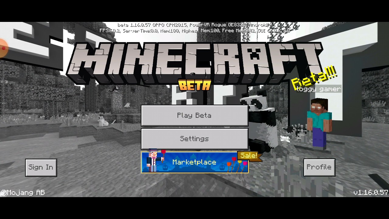 Minecraft (beta) edition play - YouTube