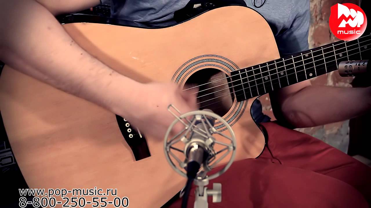 Электроакустическая гитара STAGG SA40DCFI - YouTube