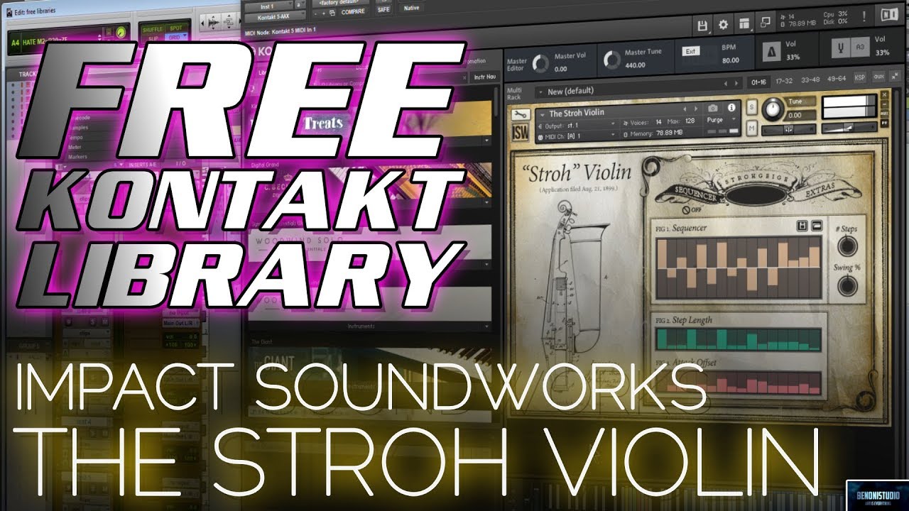 FREE KONTAKT LIBRARY | THE STROH VIOLIN - YouTube