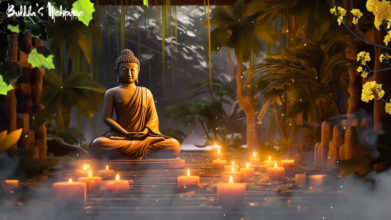 Buddha's Candle Light Meditation, New Age Music for Buddhist Meditation ...