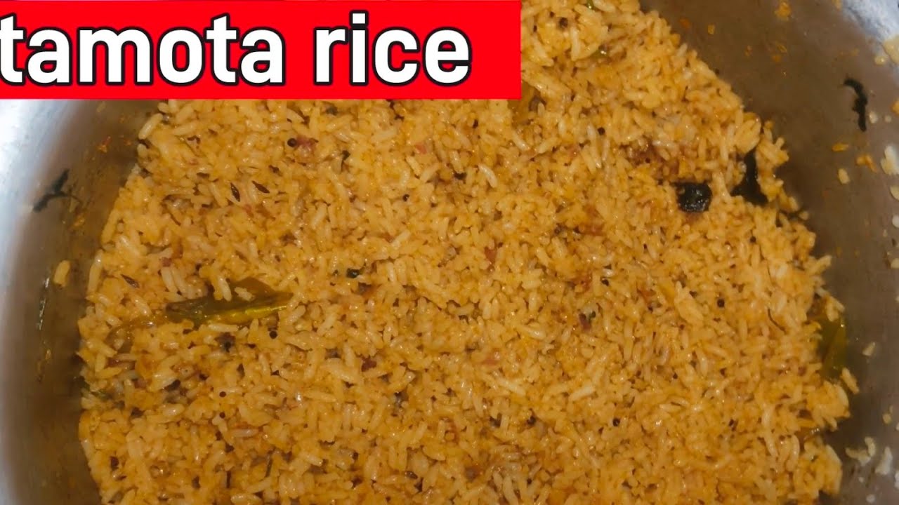 easy and testy tamota rice - YouTube