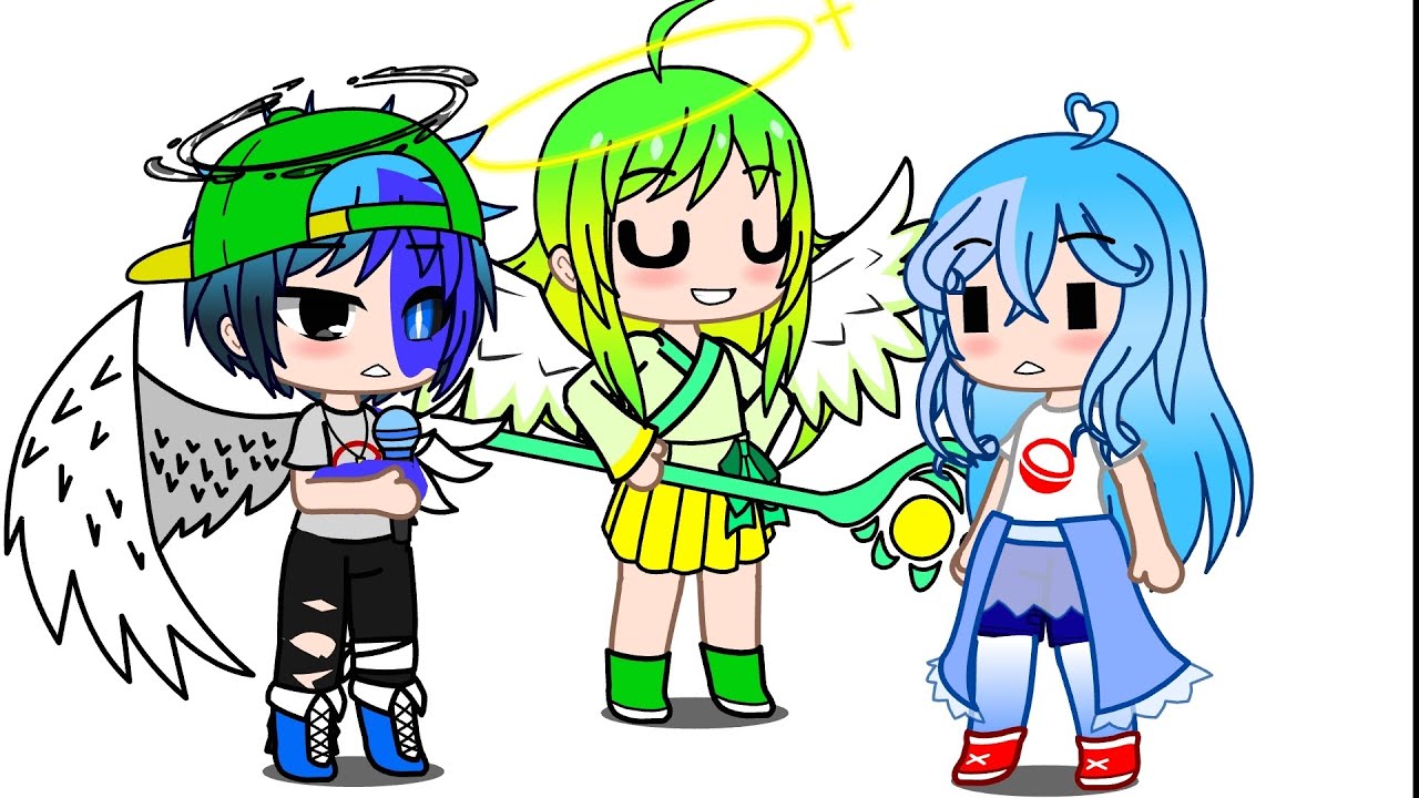 My sister's ocs (Ft. Light and Dark) - YouTube