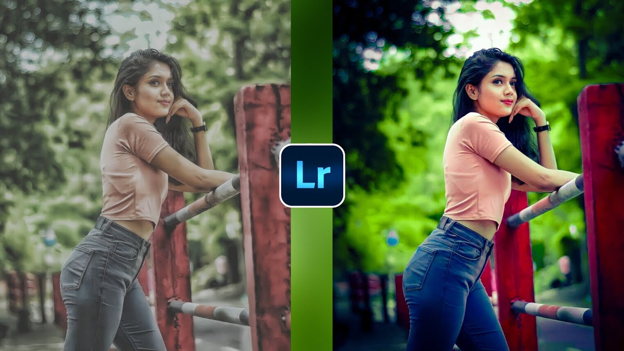 REALISTIC NATURE GREEN EFFECT LR PHOTO EDITING || green effect retuch ...