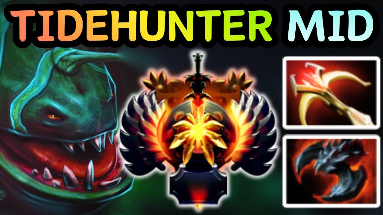 🔥 NEW PATCH 7.40 TIDEHUNTER MID DAMAGE BUILD HURTS SO MUCH | DOTA 2 ...