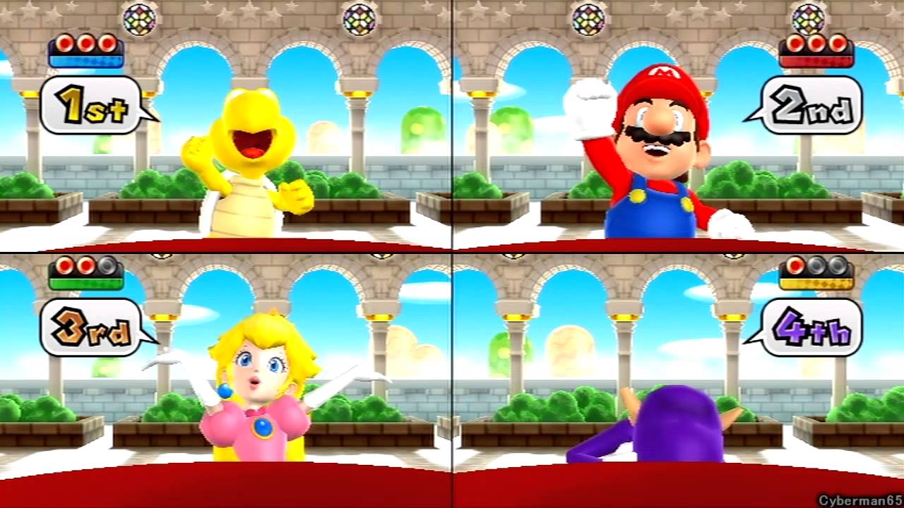 Mario Party 9 ~ All Free For All Mini Games 44 Full New - YouTube