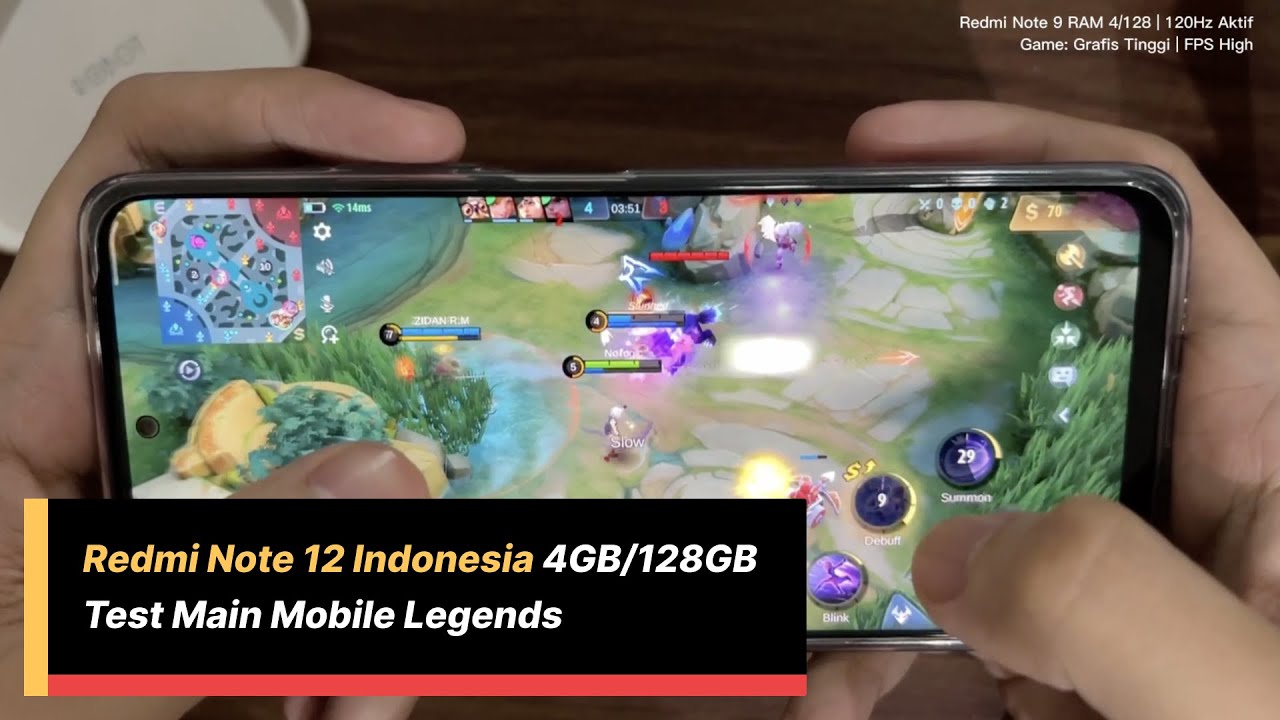 Redmi Note 12 Indonesia Test Main Mobile Legends , Layar 120Hz dan RAM ...