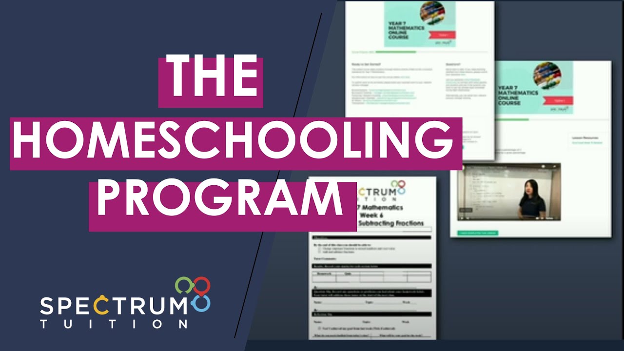 Introducing The Spectrum Tuition Homeschooling Program - YouTube