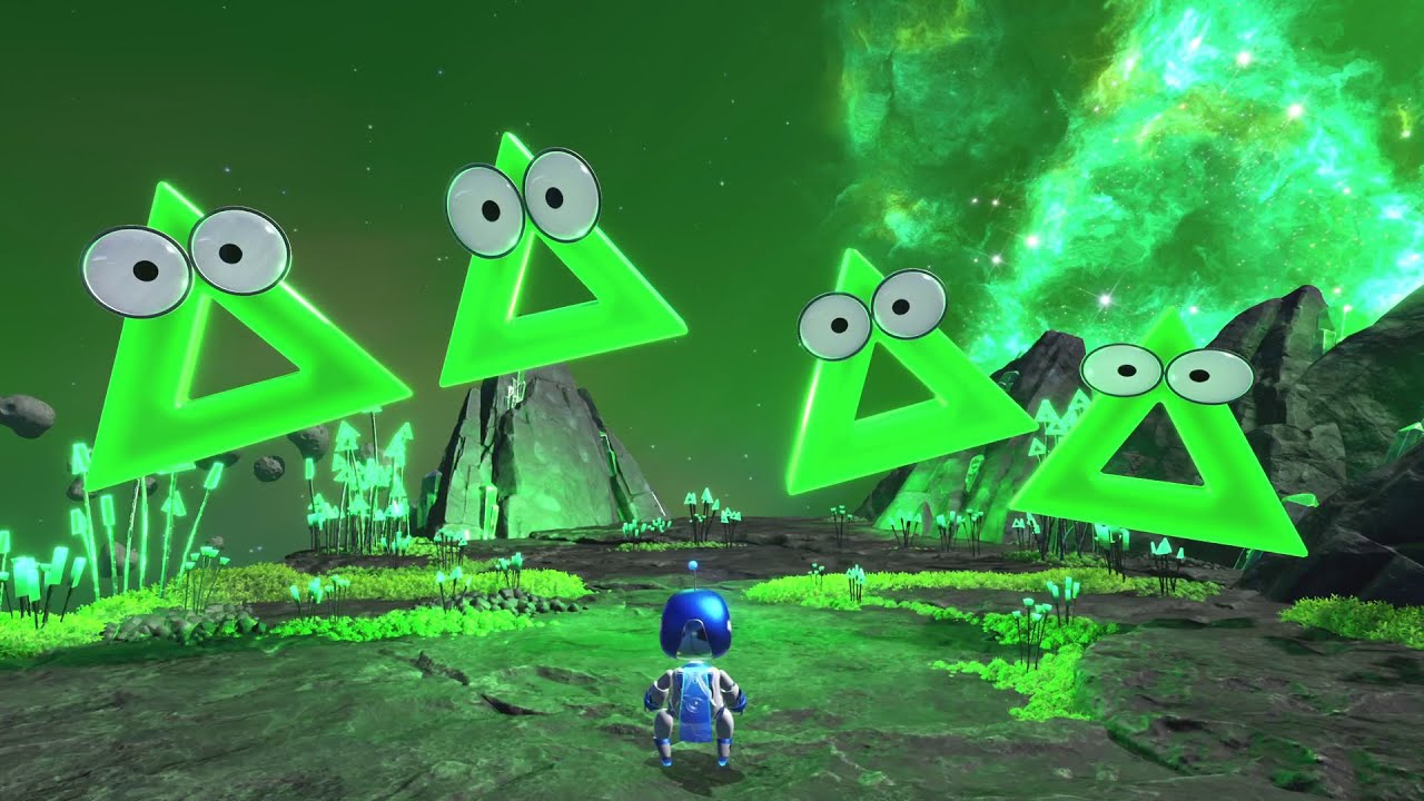 Astro Bot - The 4 Lost Triangle Void Challenges Walkthrough - YouTube