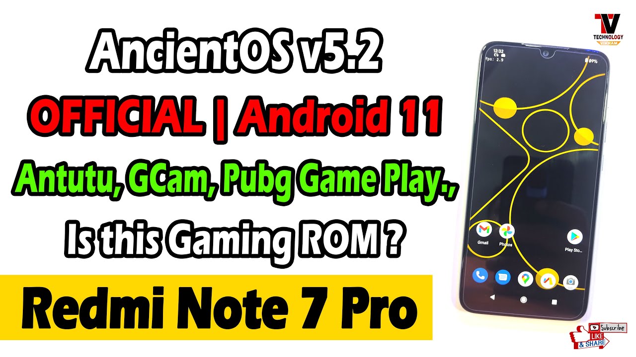 AncientOS v5.2 Society Android 11 for Redmi Note 7 Pro 🔥 Gaming ROM ...