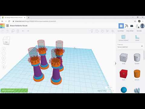 Tinkercad ile satrançta kale taşı yapımı