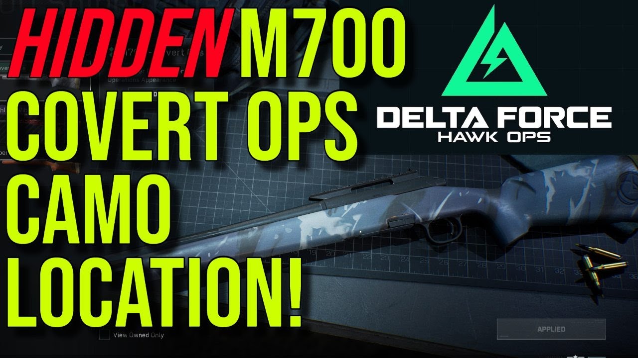 Hidden M700 Covert Ops Camo - Delta Force Hawk Ops - Location - YouTube