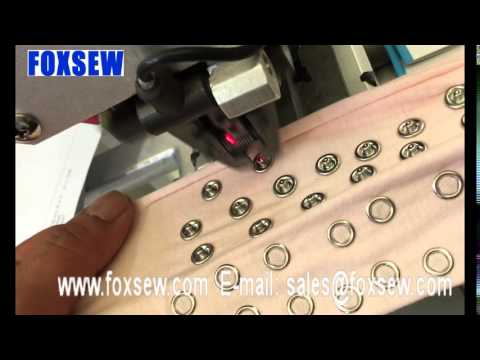 Automatic Snap Button Machine - YouTube