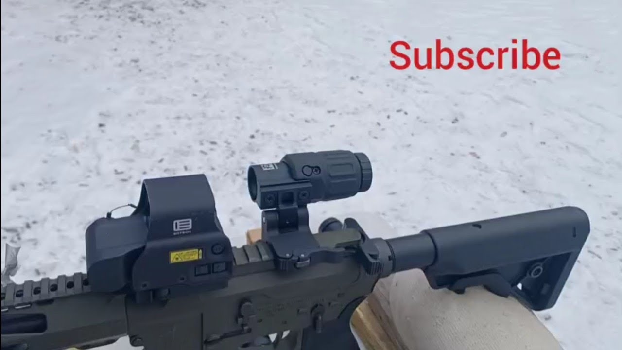 EOTech G33 magnifier vs Holosun Vortex Feyachi - YouTube