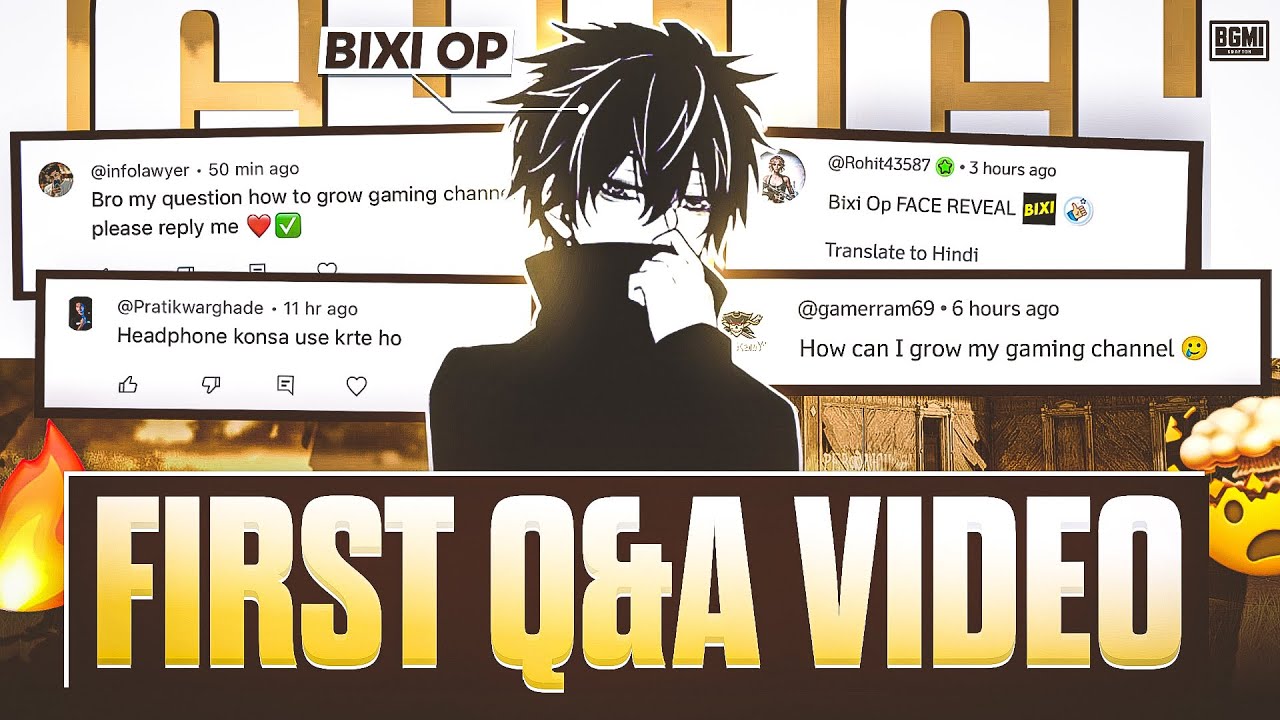 First QNA Bixi OP | How to Grow Gaming Channel in 2023 | BGMI / Pubg ...