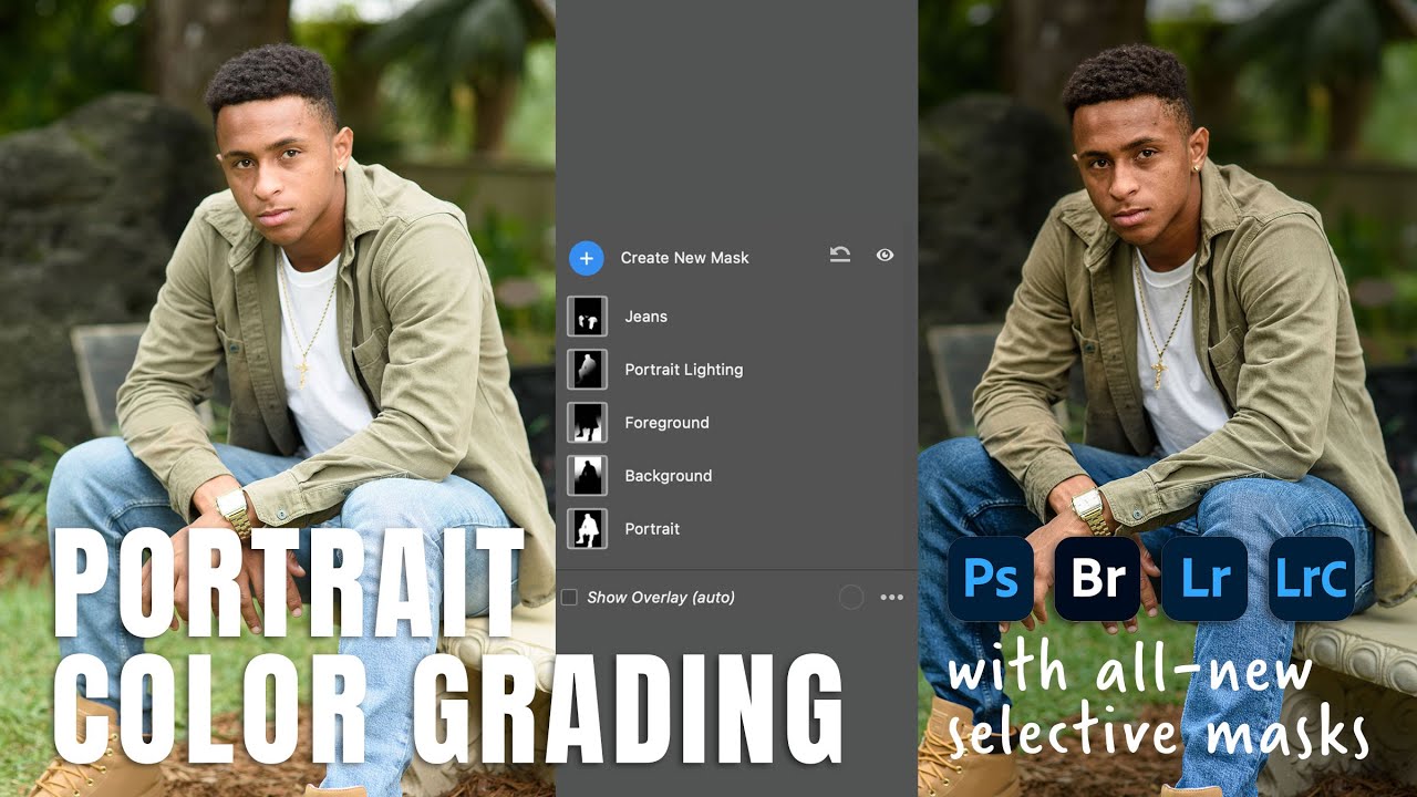 Portrait Color Grading with Total Control (All-new Adobe Masks) - YouTube