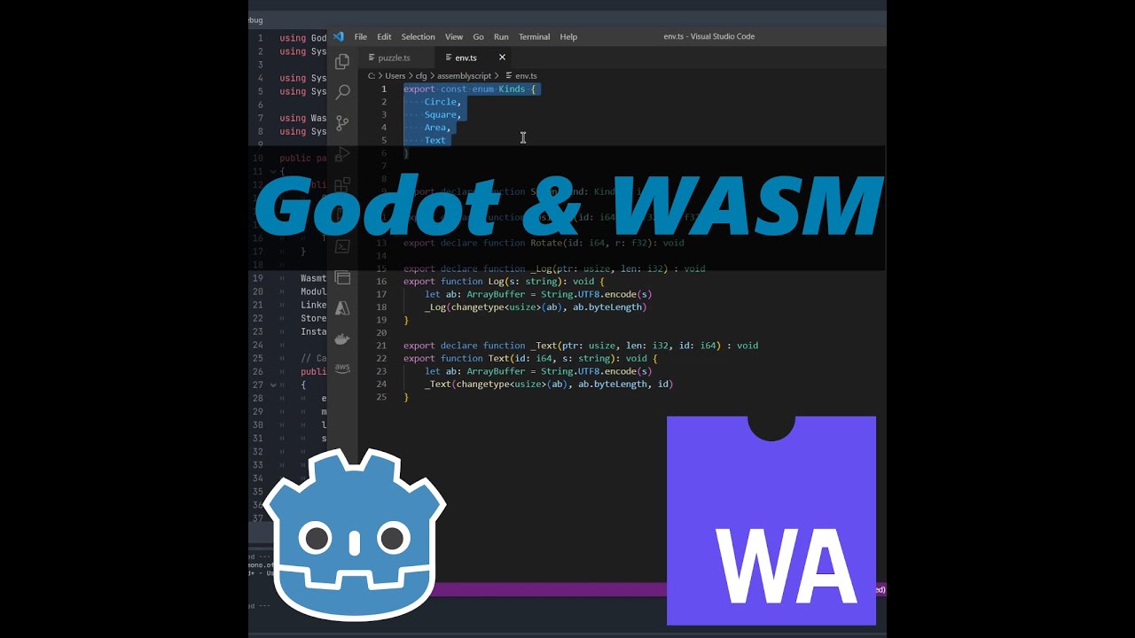 Godot and Web Assembly - Modding your game - YouTube