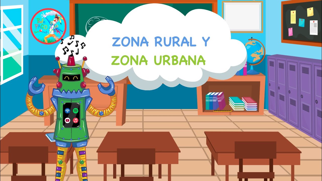 Características de la Zona Rural y Zona Urbana para niños | Profe. Paco ...