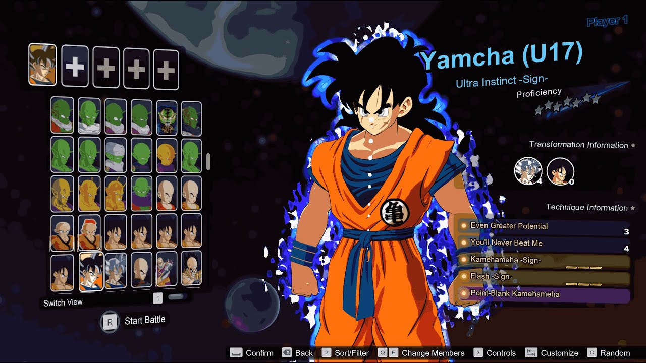 Dragon Ball Sparking Zero - Yamcha Ultra Instinct VS Beerus Ultra ...