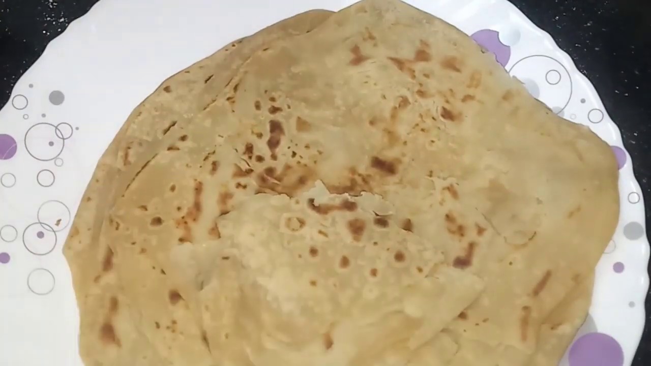 Layered Soft Chapathi/Even After Hours later/how to prepare/Don't skip/Watch full video. - YouTube