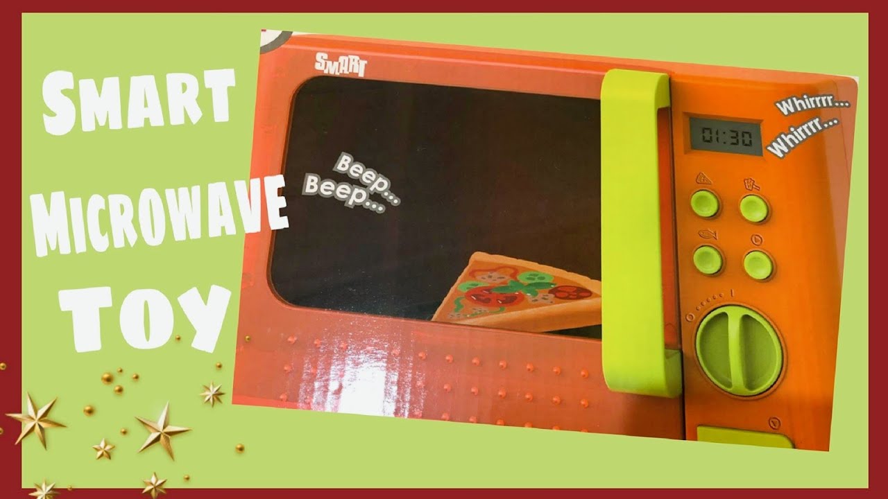 Unboxing Microwave Oven Realistic Working Kitchen Kids Playset Review ...