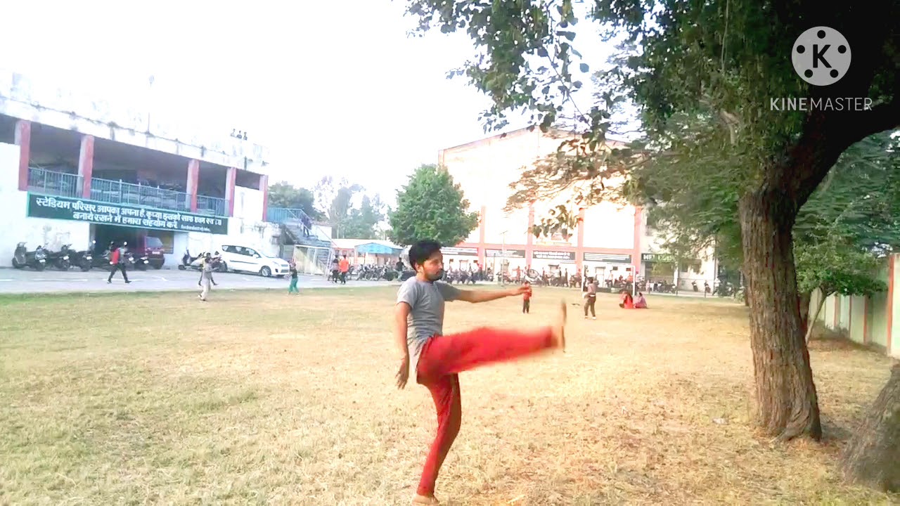 exercise long kick - YouTube