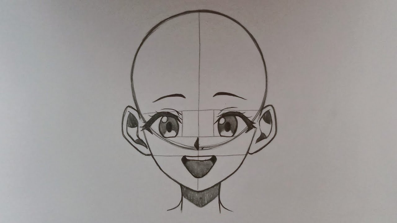Cara Menggambar Wajah Anime Untuk Pemula Step by Step - YouTube