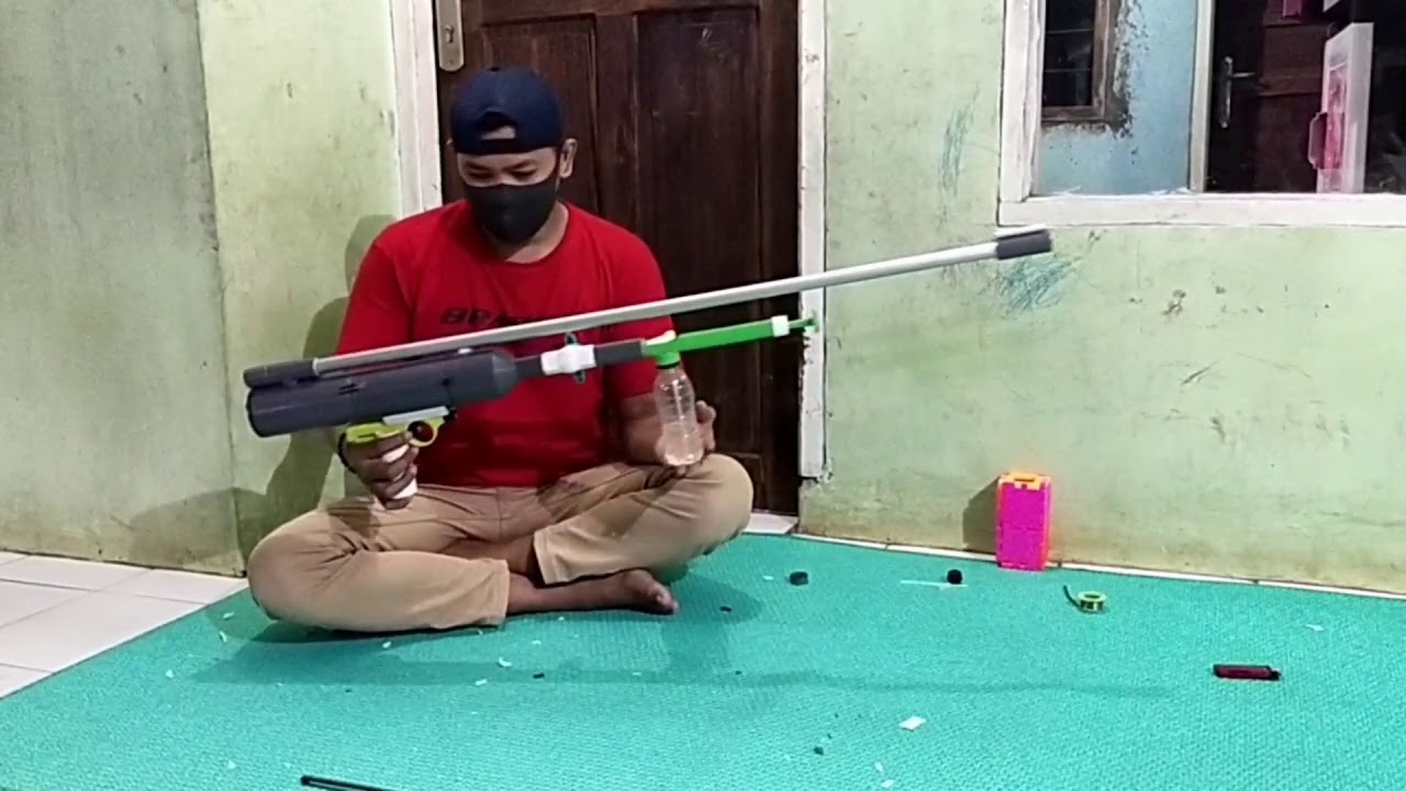 Membuat senapan paralon tenaga uap peluru 6mm - YouTube