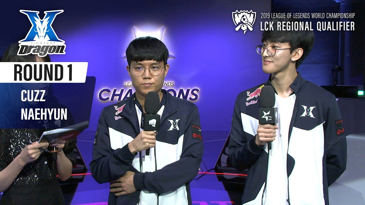 Interview with Cuzz, Naehyun | KZ vs AF 09.03 | 2019 LoL Worlds LCK Regional Qualifier - YouTube