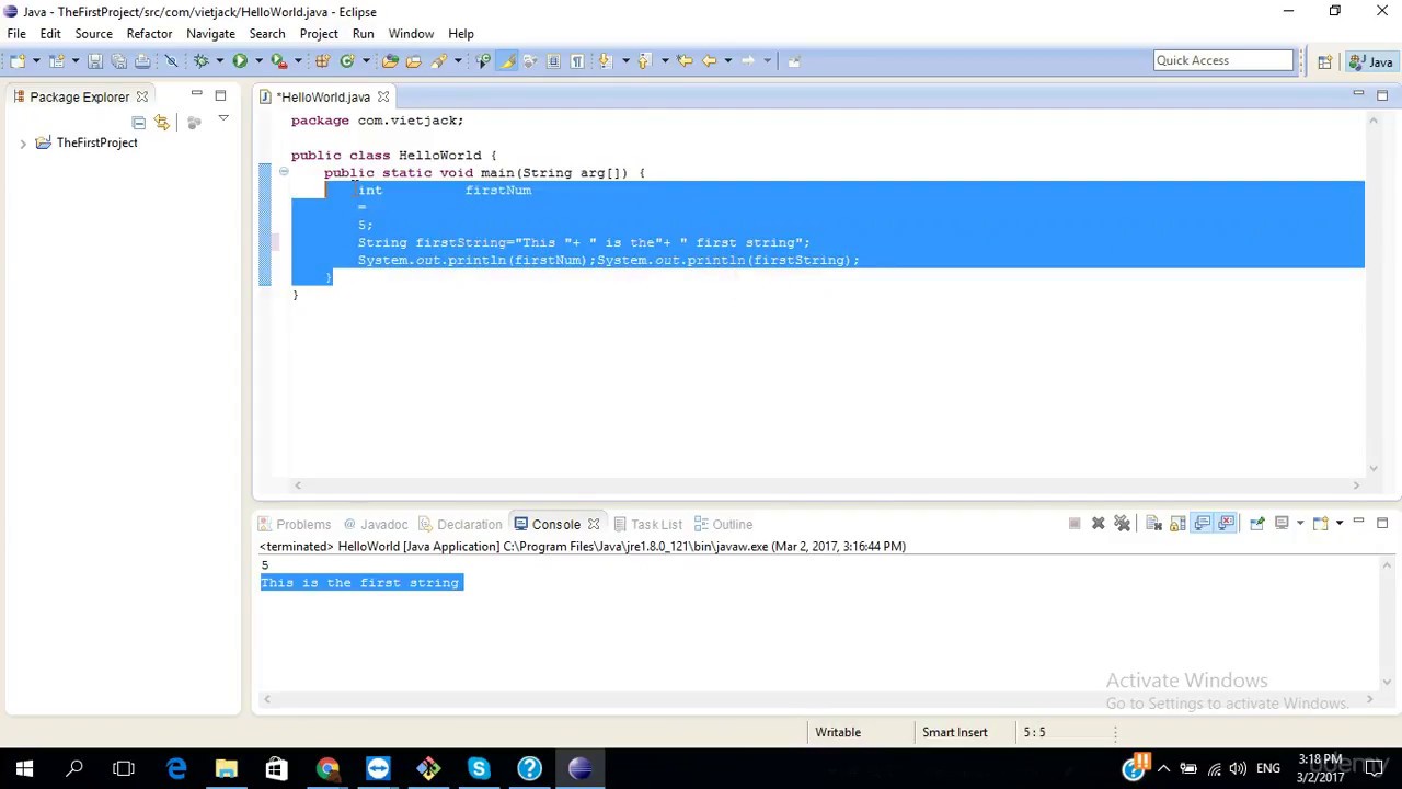 Bài 7: Keyword, space trong Java - chia sẻ MIỄN PHÍ khóa học Java VietJack - YouTube