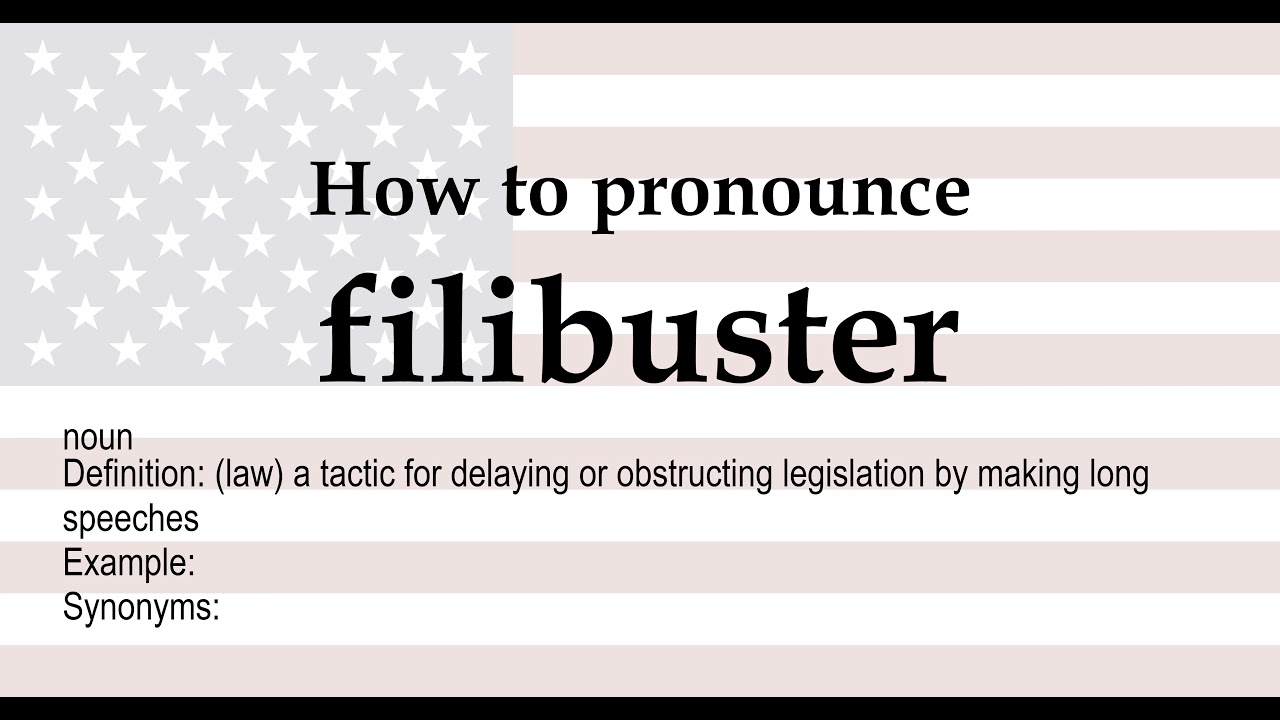 Filibuster Definition