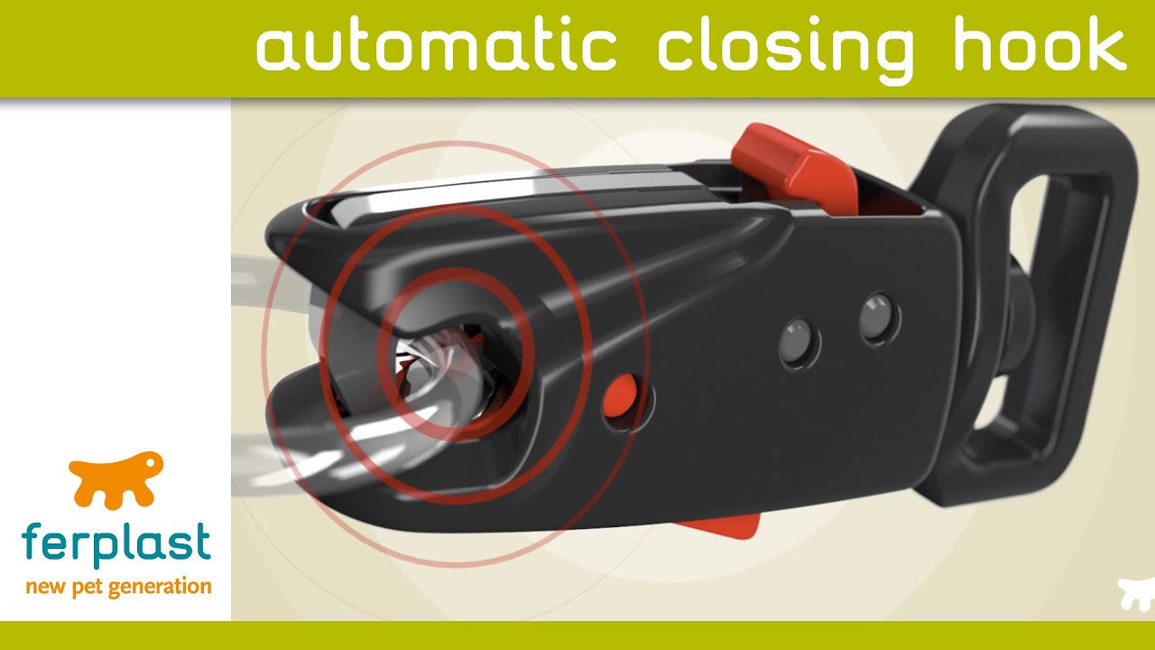 FERPLAST MATIC - Automatic Closing Hook - YouTube
