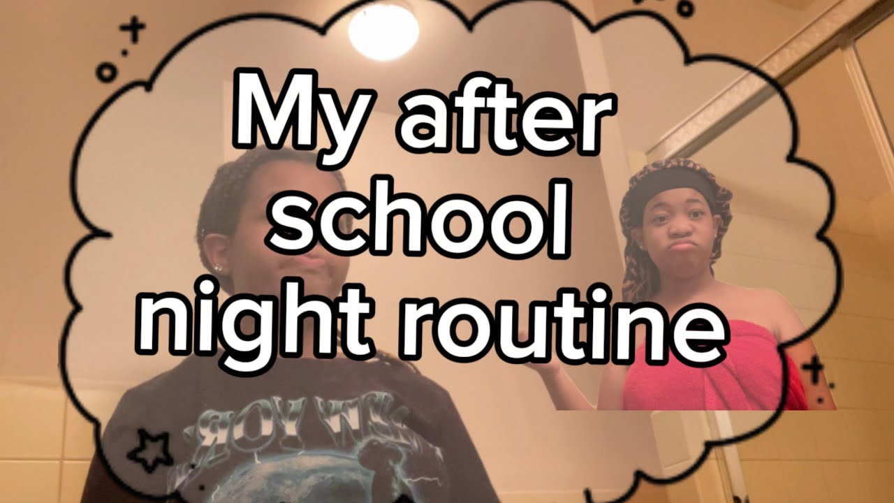 MY AFTER SCHOOL NIGHT ROUTINE |shower,mini haul etc - YouTube