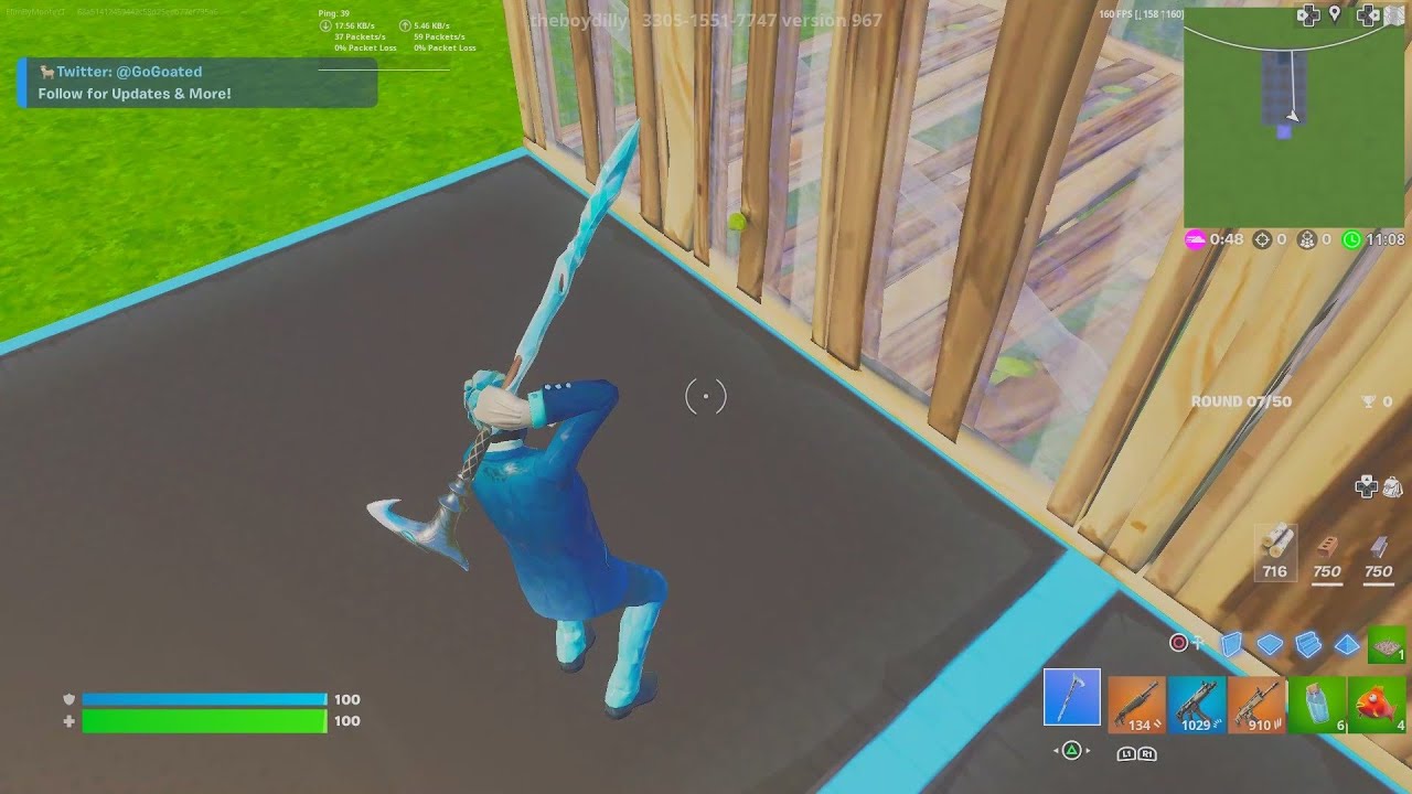 FROST BROKER Skin + FROSTBITE CANE Pickaxe Gameplay! - YouTube